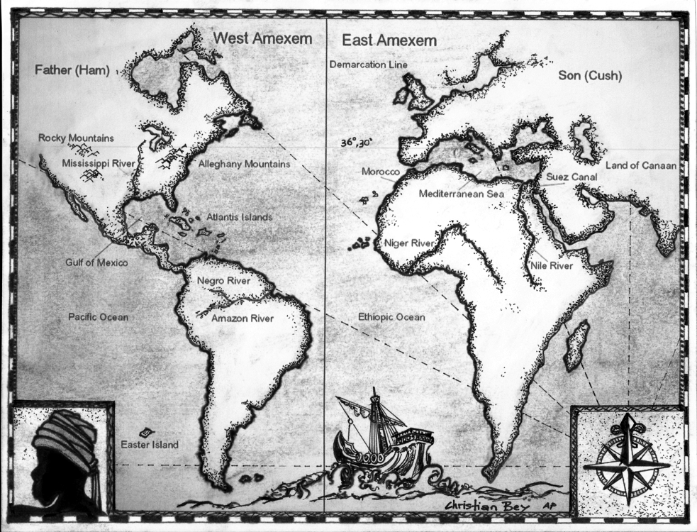 Moorish Empire – Amexem Map – Revealing What Has Been Hidden in Front ...