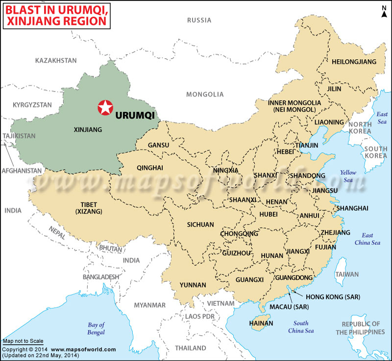 Urumqi-China-map – Revealing What Has Been Hidden in Front of Our Eyes